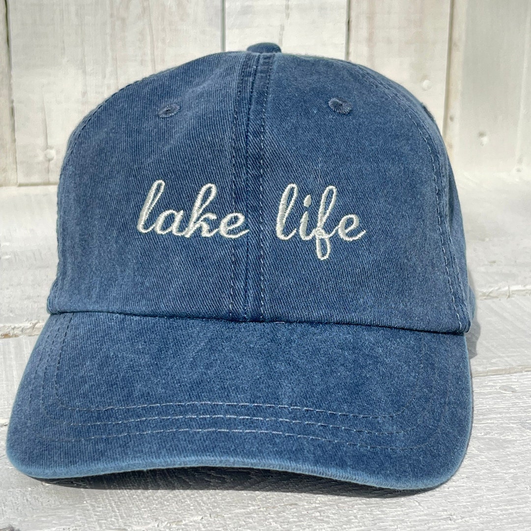 Lake Life Hat Lake Wife Embroidered Hat Bachelorette Party - Etsy