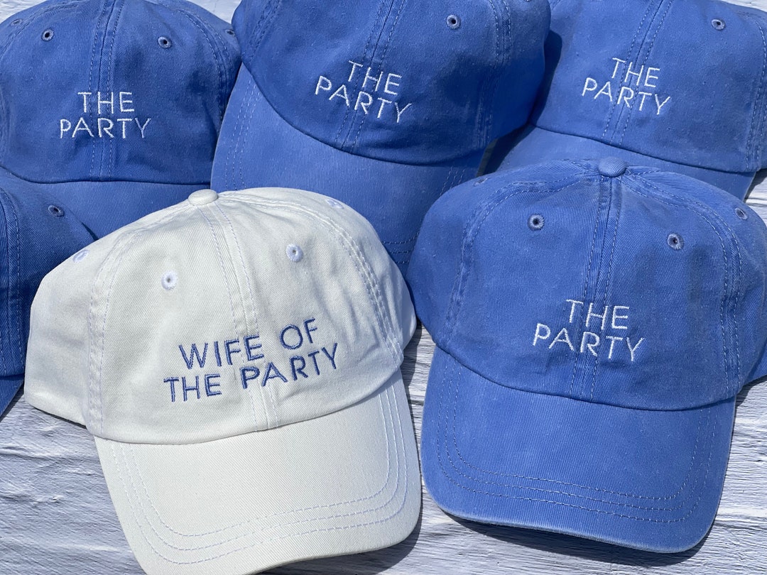 Bulk Order 6-9 Bachelorette Party Baseball Caps, Embroidered Wife of ...