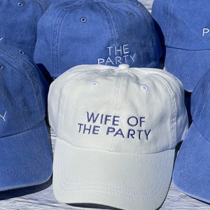 Custom Bachelorette Party Baseball Caps, Party Hats, Wife Vibes-drunk ...