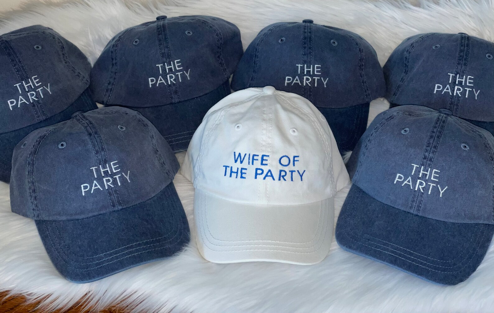 Bachelorette Party Baseball Caps Wife of the Party the Party - Etsy