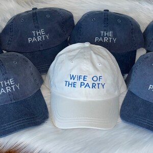 Bachelorette Party Baseball Caps, Wife of the Party, the Party Hats ...