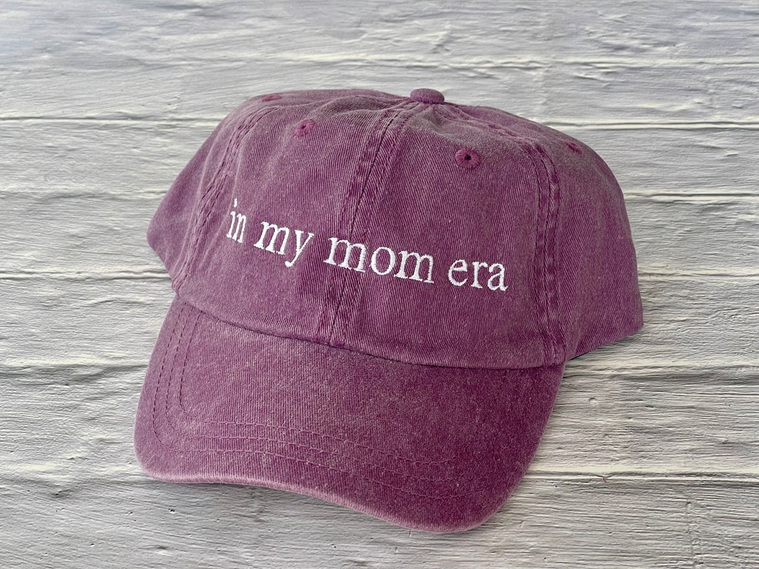 In My Mom Era Hat, Custom Mom Hat, Custom Text Embroidered Hat ...