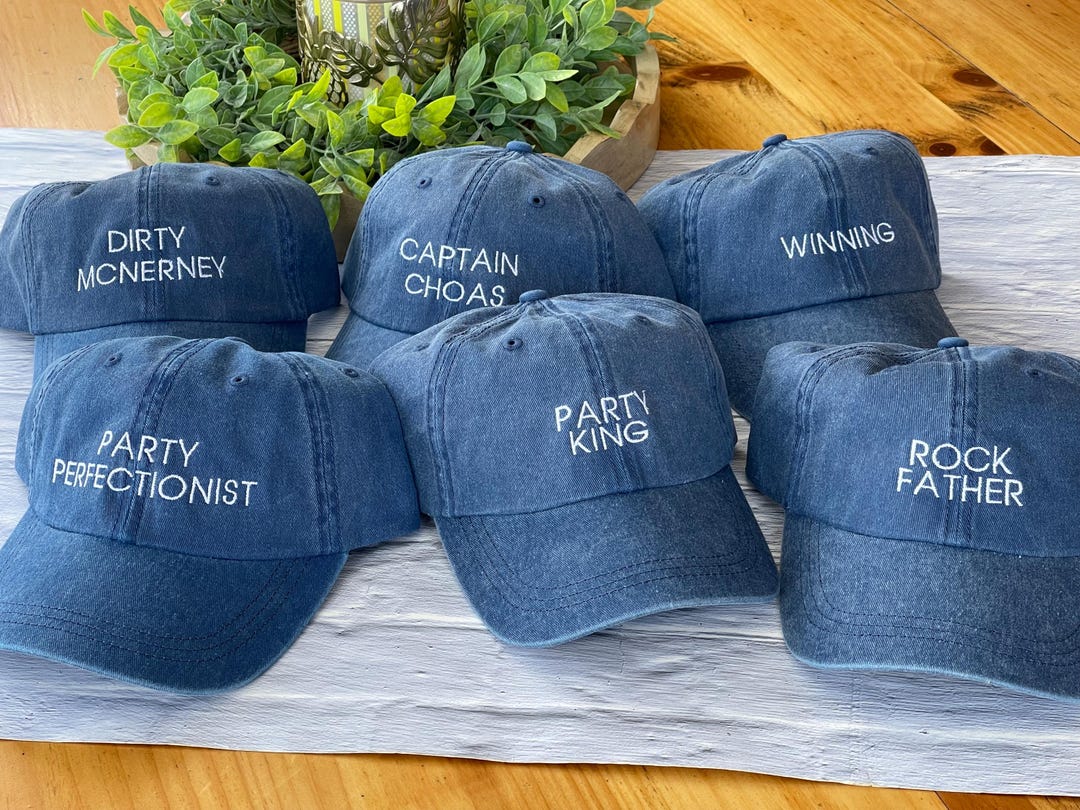 Custom Baseball Caps, Embroidered Hat, Bachelor Party Hat, Gifts for ...
