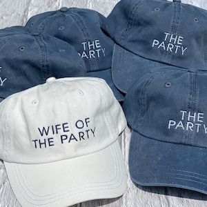 Bachelorette Party Embroidered Baseball Caps, Wife Vibes-drunk Vibes ...