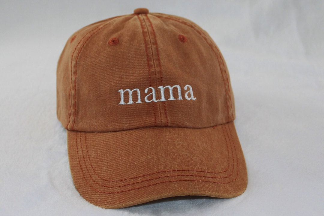 Mama Hat, Custom Mom Hat, Custom Text Embroidered Hat, Pregnancy ...