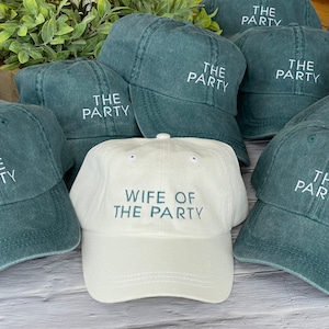 Custom Bachelorette Party Baseball Caps, Party Hats, Wife Vibes-drunk ...