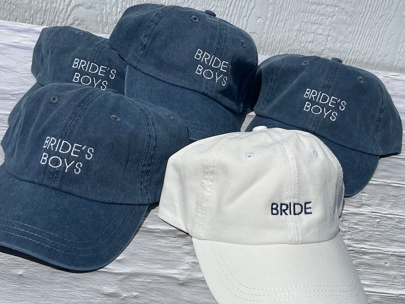Embroidered Bachelorette Party Baseball Cap, Custom Quote - Etsy