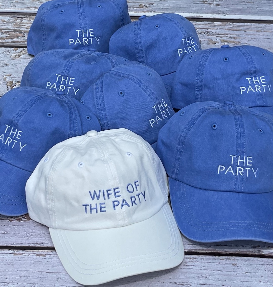 Bachelorette Party Embroidered Baseball Caps, Wife Vibes-drunk Vibes ...