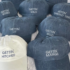 Bachelorette Party Baseball Caps, Wife of the Party, the Party Hats ...