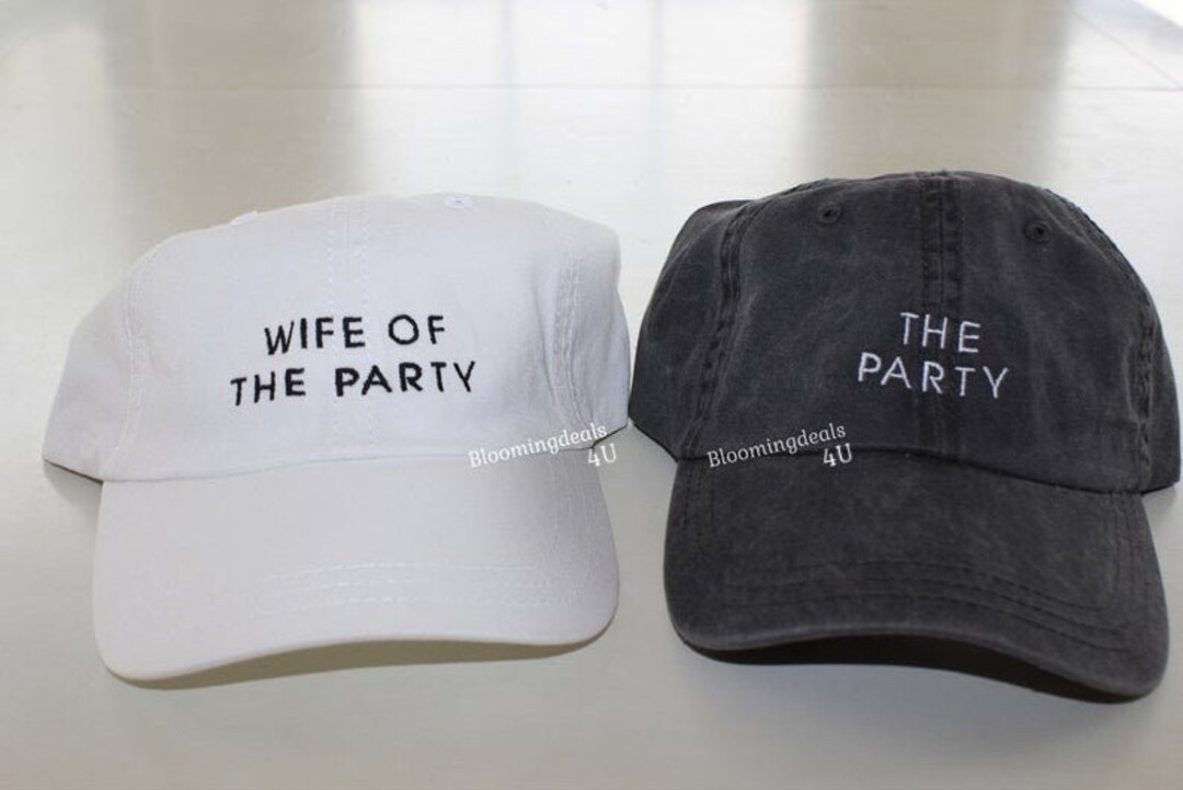 Bachelorette Party Baseball Caps, Wife of the Party, the Party Hats ...