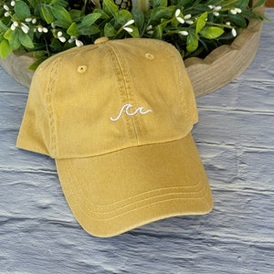 Beach Wave Hat, Embroidered Baseball Cap, Bachelorette Party Hats, Blue ...