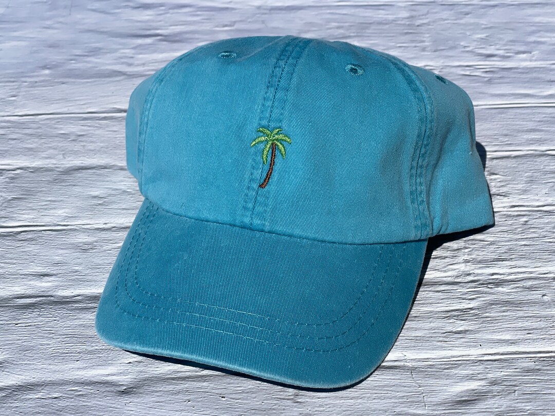 Palm Tree Embroidered Hat, Tropical Adams Baseball Cap, Girls Trip ...