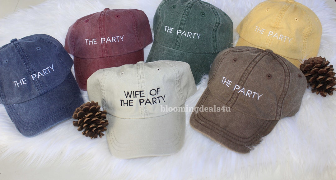 Wife of the Party-the Party Hats, Bachelorette Party, Baseball Caps ...