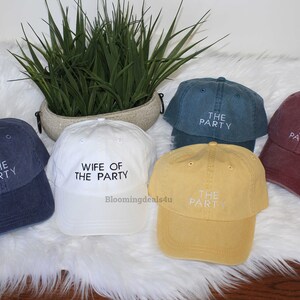 Bachelorette Party Baseball Caps Custom Hats Wife - Etsy