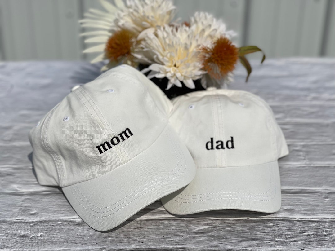 Mom and Dad Hats, Pregnancy Announcement Hat, Gender Reveal Hats ...