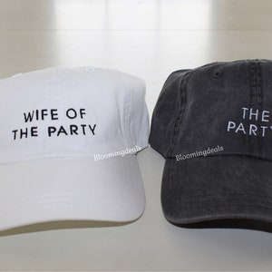 Bachelorette Party Baseball Caps Custom Hats Wife - Etsy