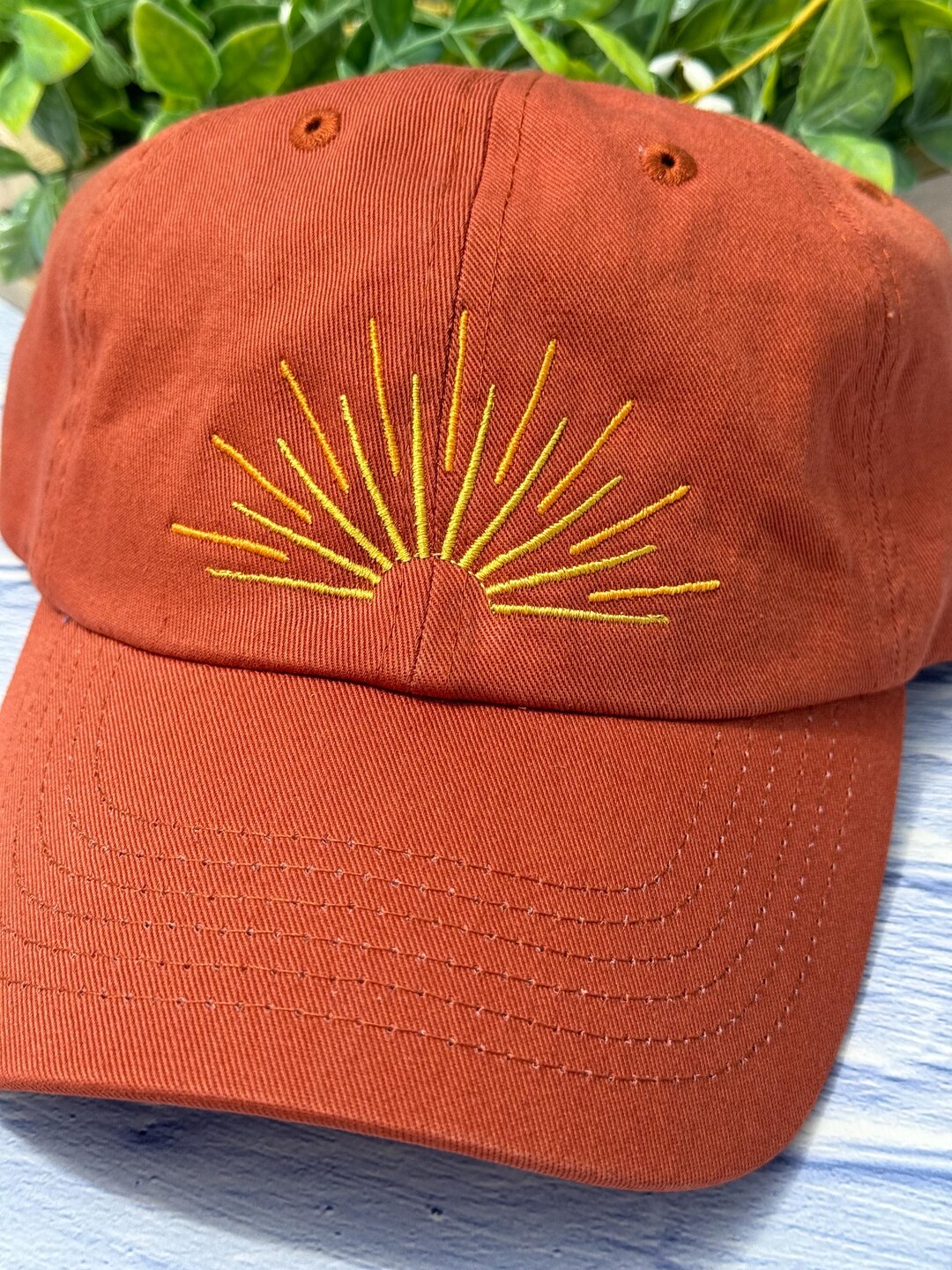 Sunrise-sunset Embroidered Hat, Bachelorette Party Hats, Low Profile ...