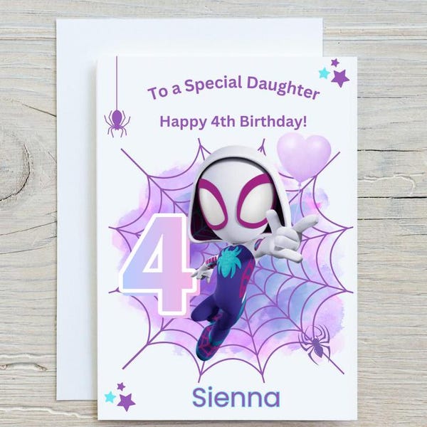 Ghost Spider Top Girls - Etsy UK