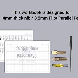 Blackletter Calligraphy Workbook: Fraktur Gothic Beginner's Guide (PDF ...
