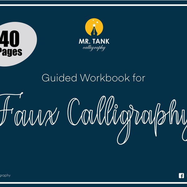 Faux Calligraphy - Etsy