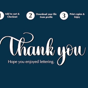 Advance Brush Lettering Workbook, Procreate Calligraphy Practice ...