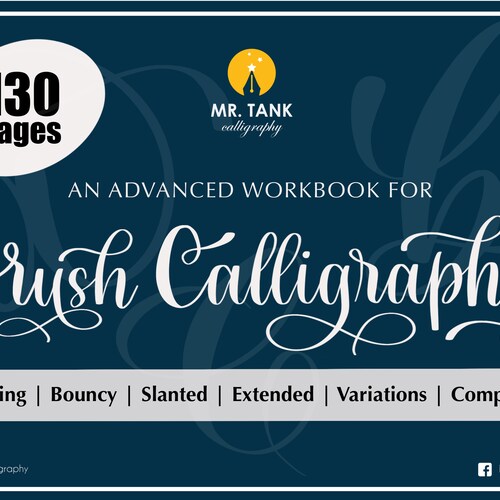 Advance Brush Lettering Workbook Procreate Calligraphy - Etsy