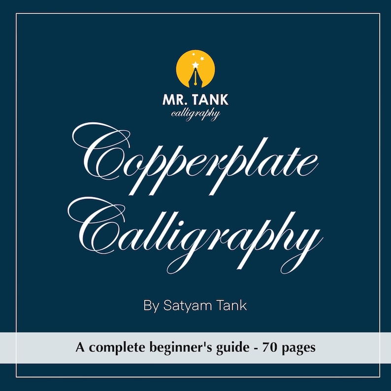 Copperplate Calligraphy Workbook: Beginner's Practice Guide (PDF ...