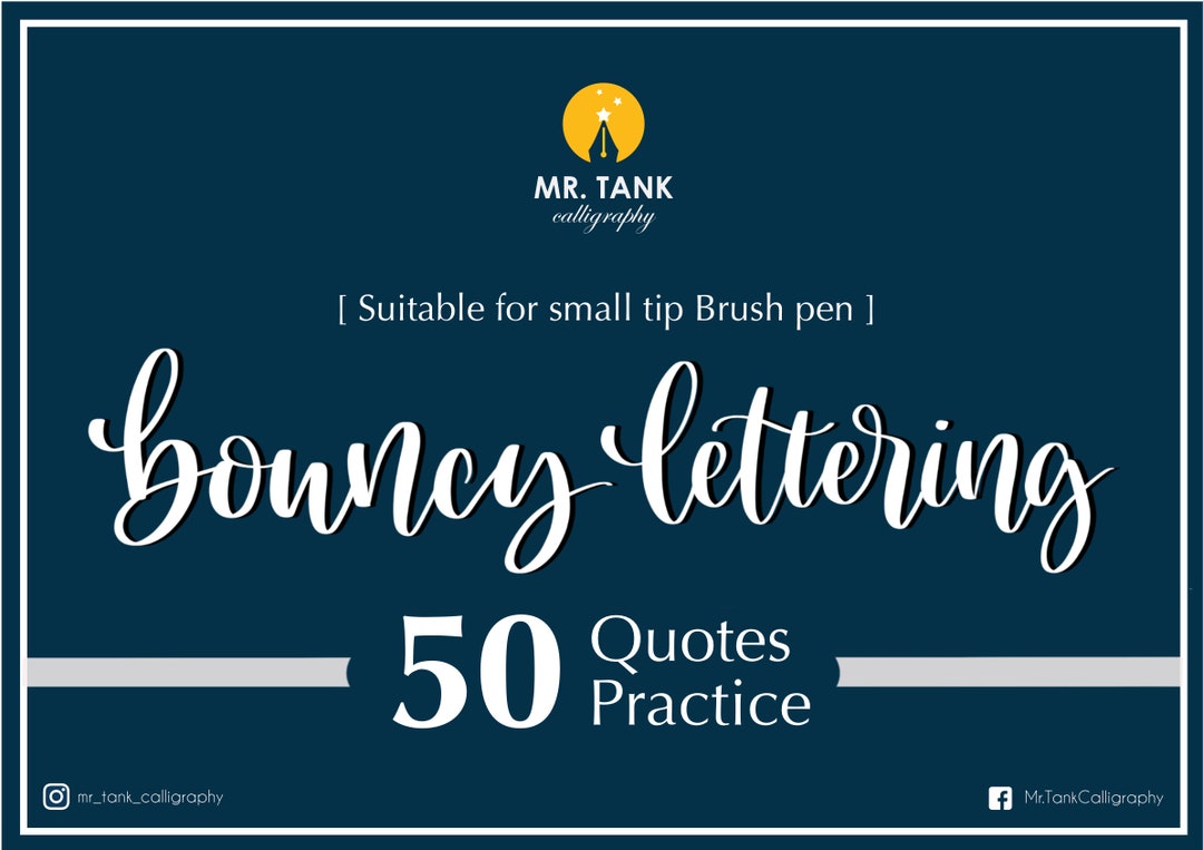Bouncy Lettering Sentence Practice Book 50 Quote Practice for - Etsy