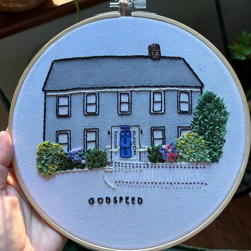 House Embroidery - Etsy