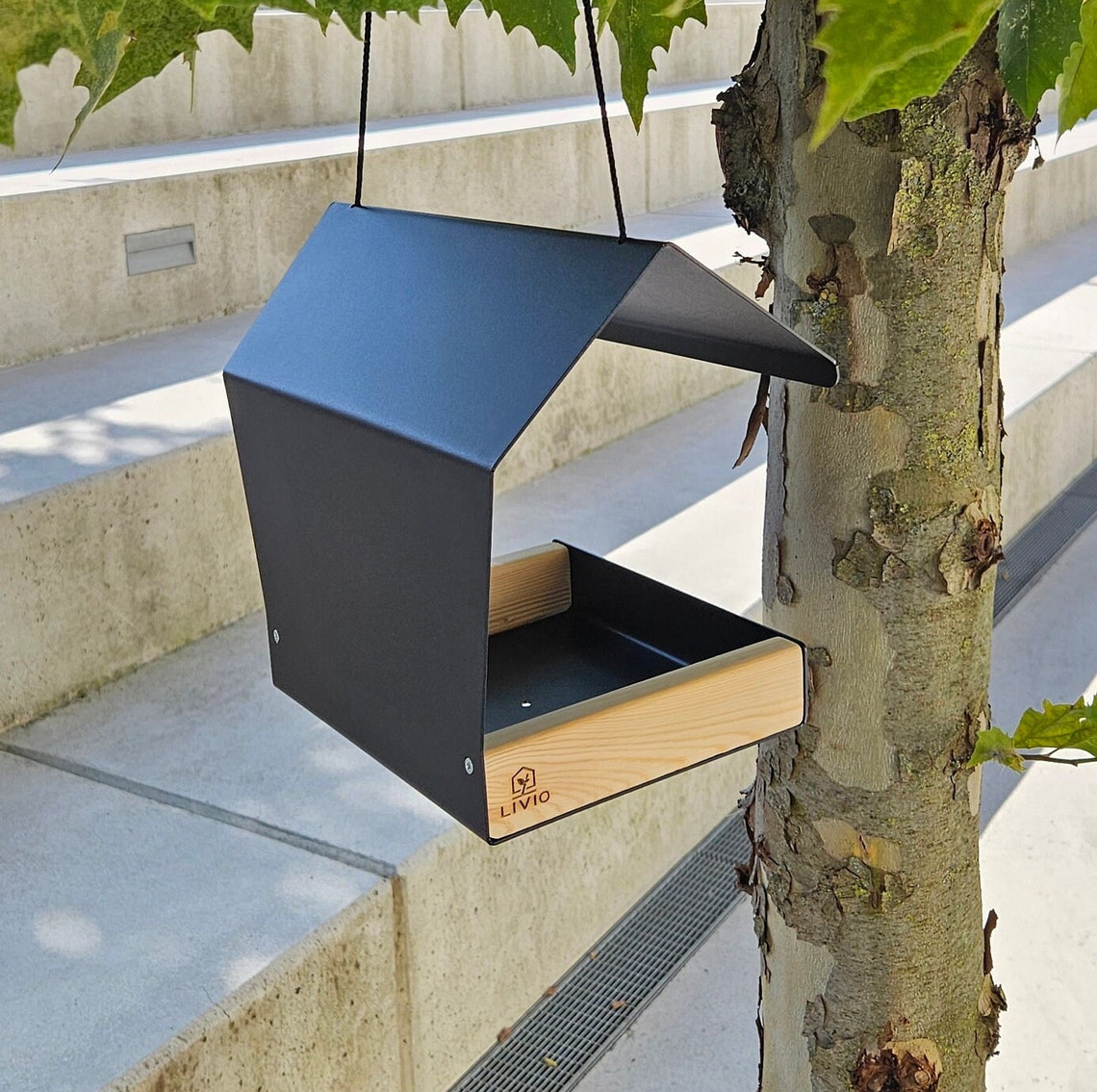 Modern Bird Feeder Minimalist Bird Feederbird House Hanging Bird Feeder ...