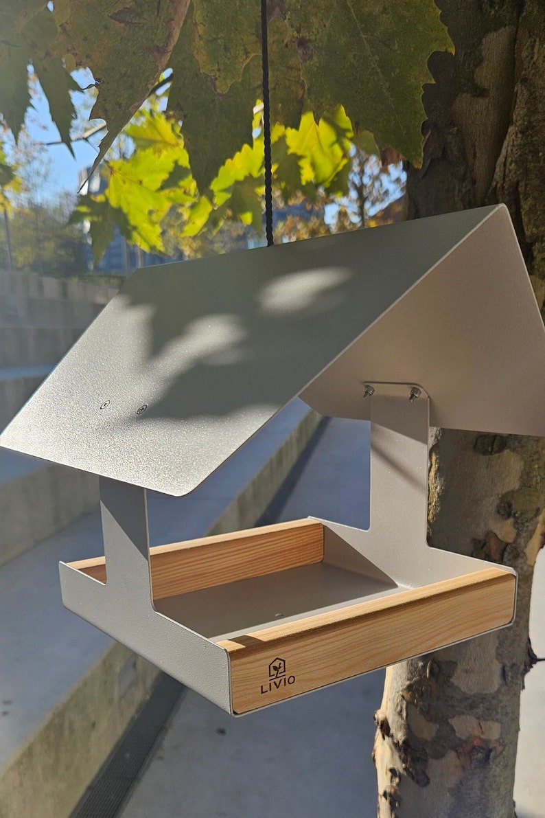 Modern Bird Feeder Minimalist Bird Feederbird House Hanging Bird Feeder ...