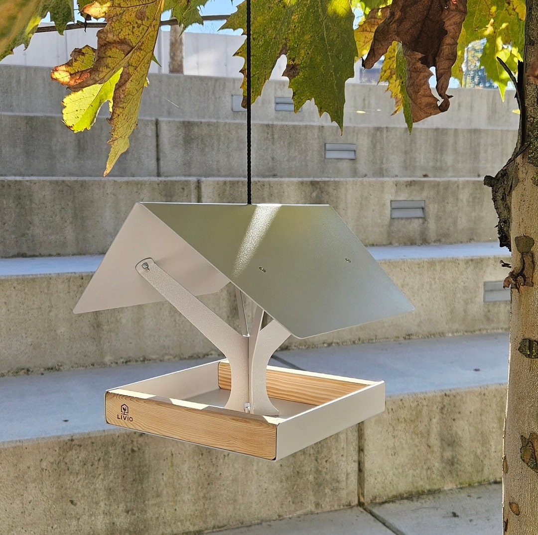 Modern Bird Feeder | Minimalist Bird Feeder | bird House | Hanging Bird ...