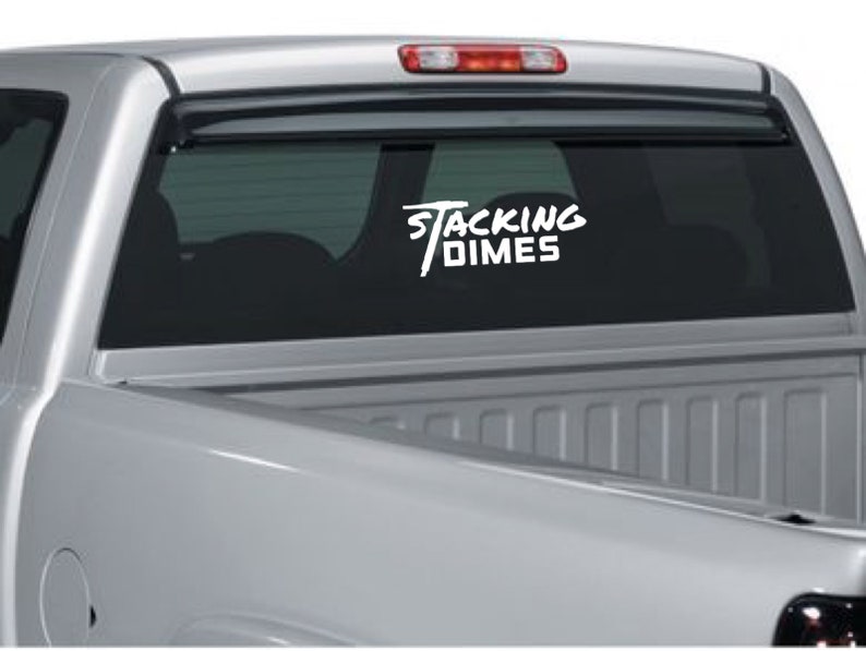 Stacking Dimes Vinyl Decal/sticker | Etsy