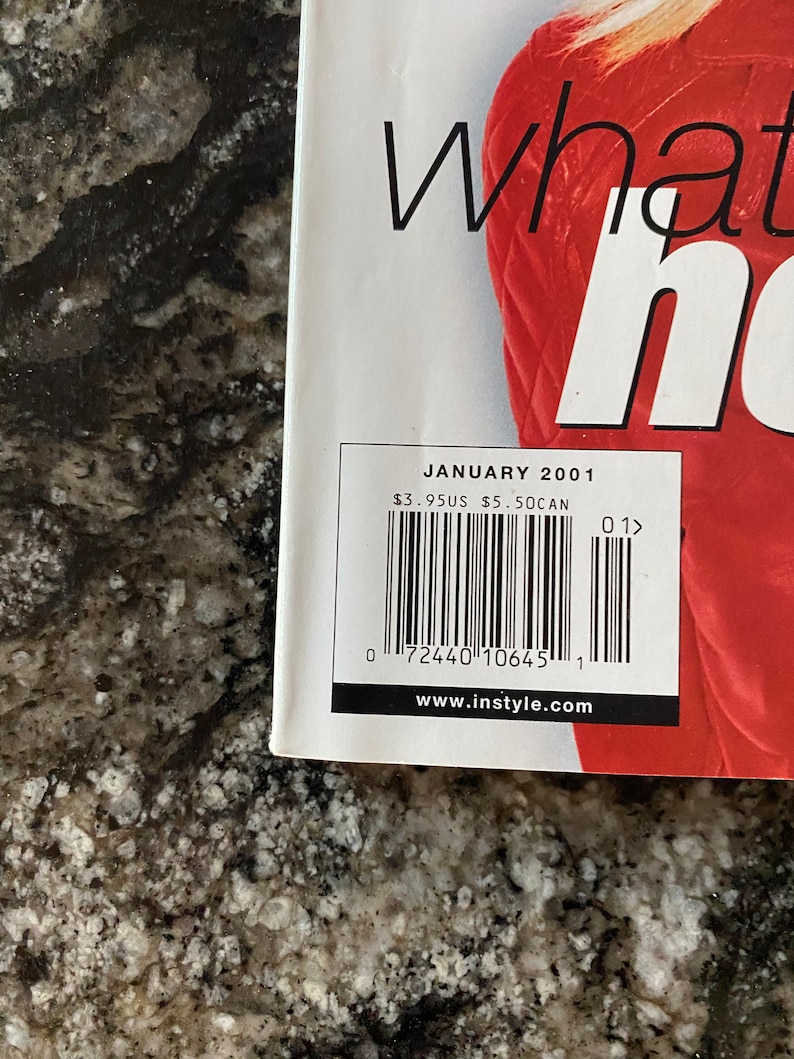 VINTAGE MADONNA - Instyle Magazine - January 2001 - Etsy