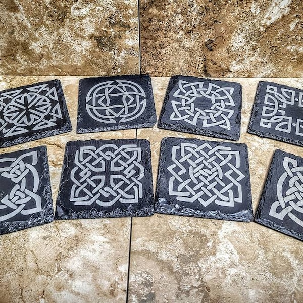 Celtic Knot Coasters - Etsy