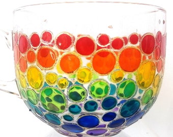 Llama-corns Poop Rainbows Too 17oz Large Latte Mug Cup - Etsy