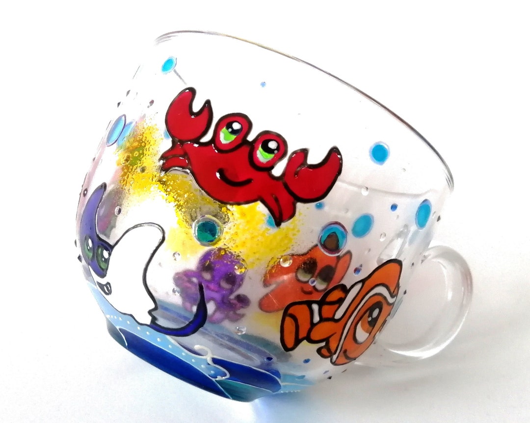 Personalized Sea Life Mug Under the Sea Girlfriend Gift Ocean Mug Cute ...