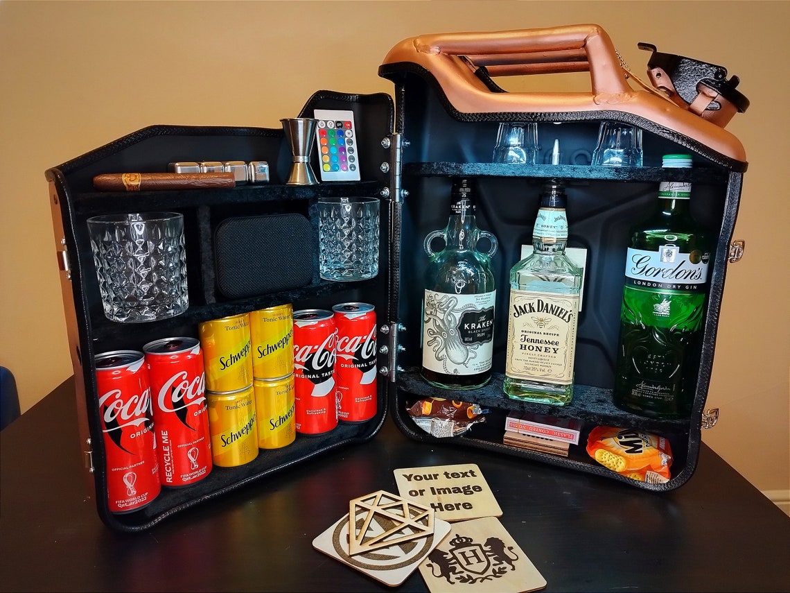 Gas Can Bar Jerry Can Mini Bar Gift for Him Drinking - Etsy