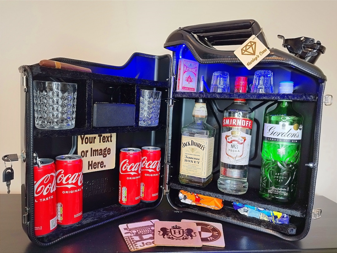 Jerry Can Bar / Christmas Gift / Personalized Gifts / Gas Can Bar / Man ...