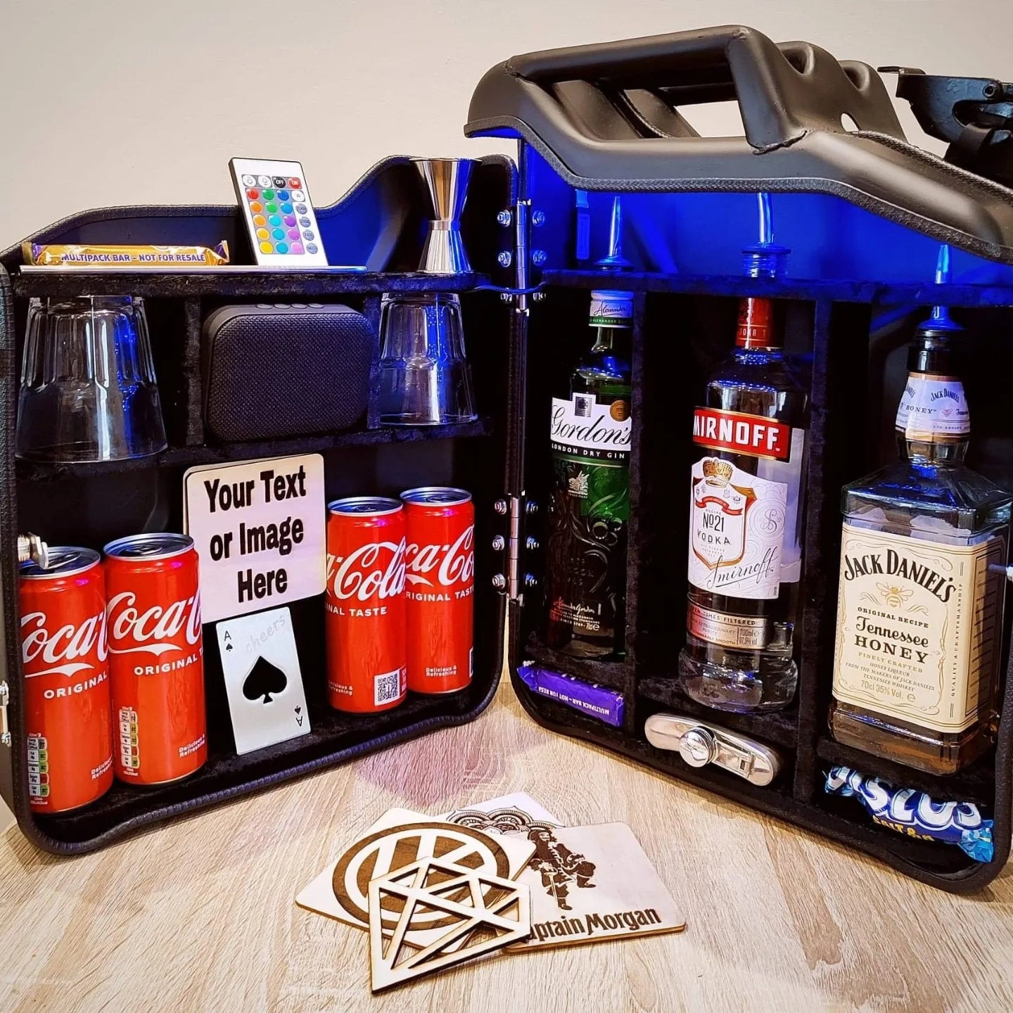 Jerry Can Mini Bar: Handmade Steel Gas Can Liquor Cabinet - Etsy
