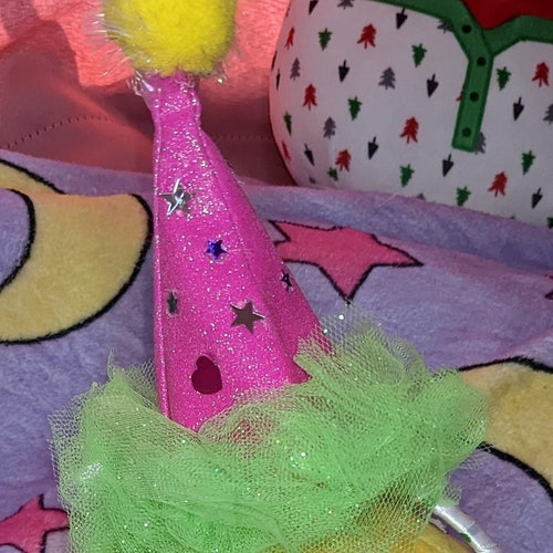 Colorful Button Clown Top Hat Costume Party Hat - Etsy