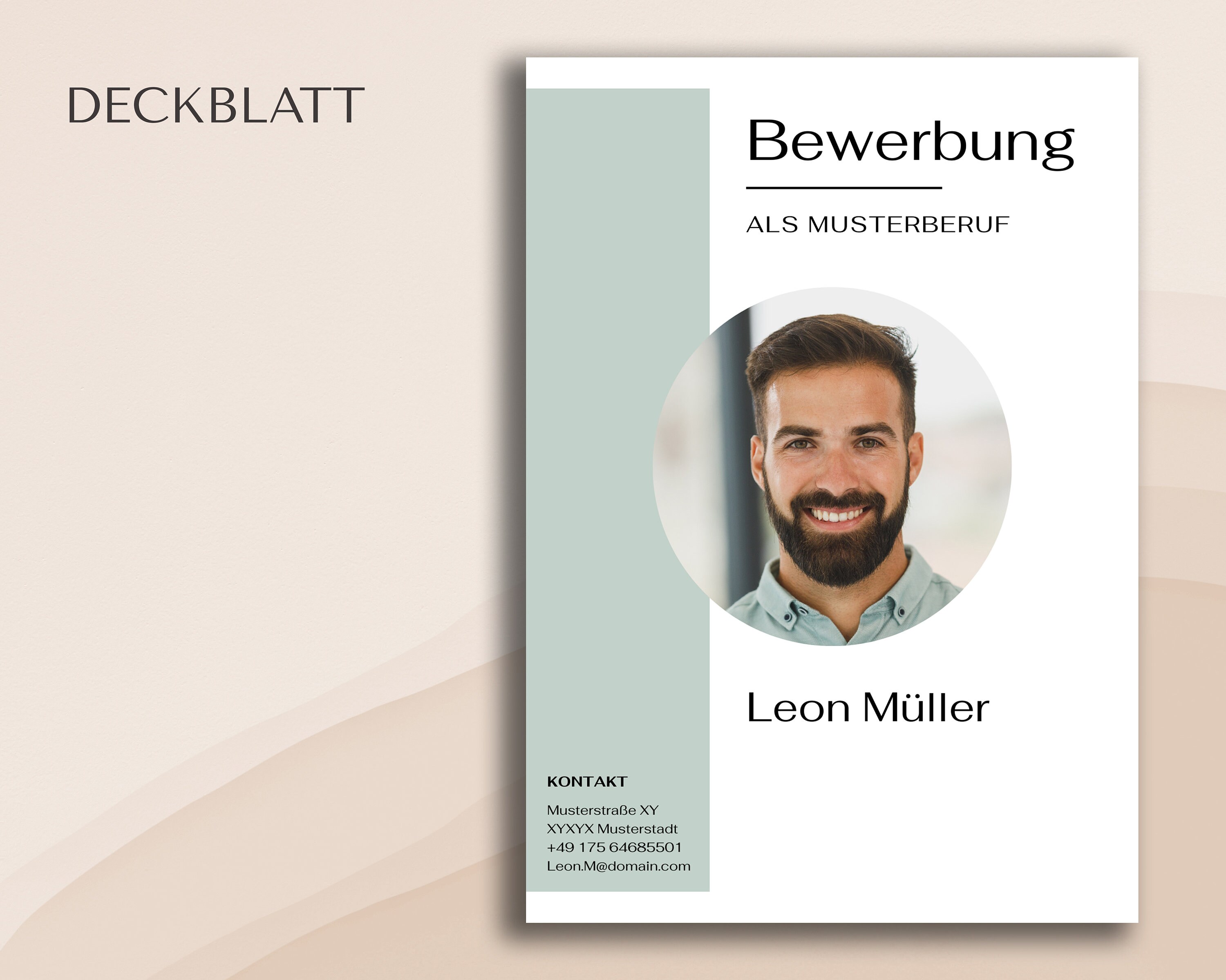 Resume Template German Application Template Tabular Cover Sheet ...