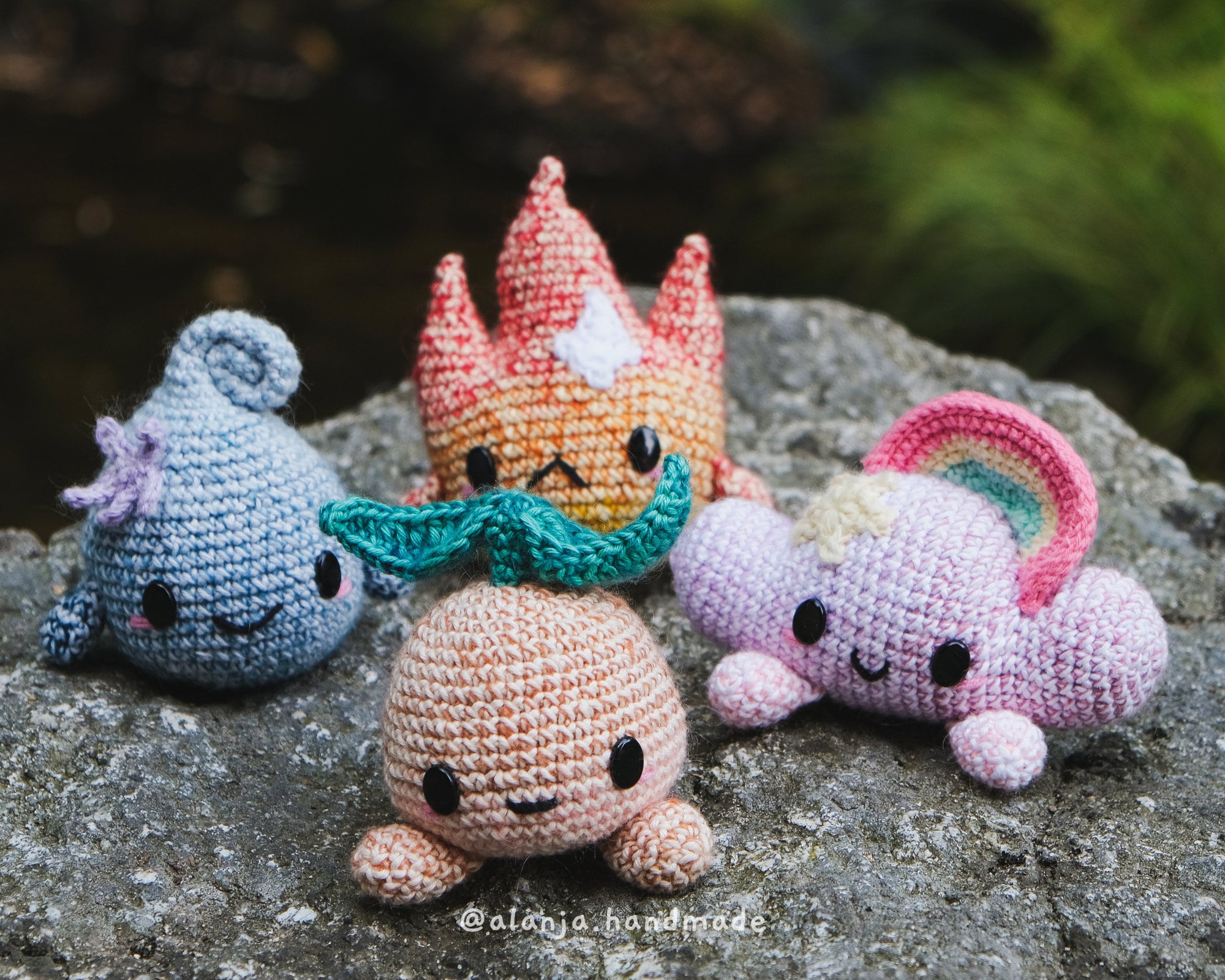 Elemental Fairies - the 4 Elements Earth, Water, Fire and Air | Crochet ...