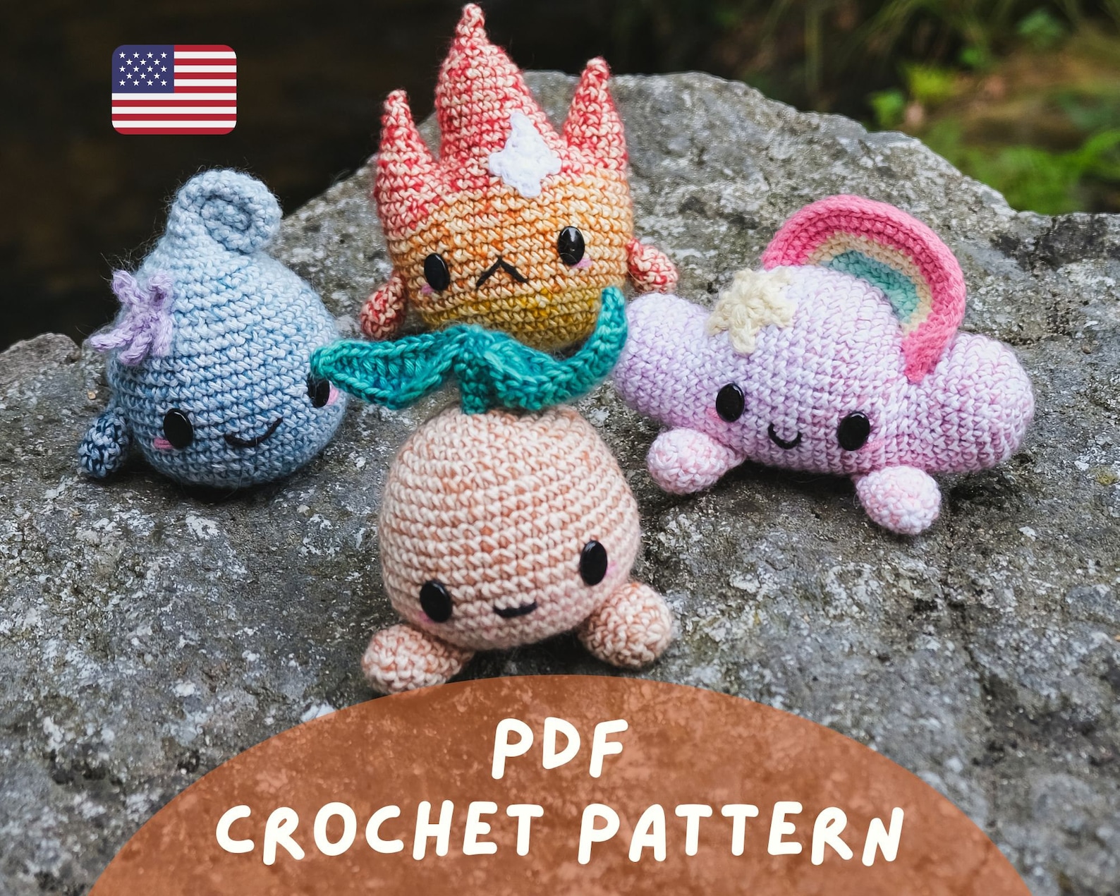 Elemental Fairies - the 4 Elements Earth, Water, Fire and Air | Crochet ...