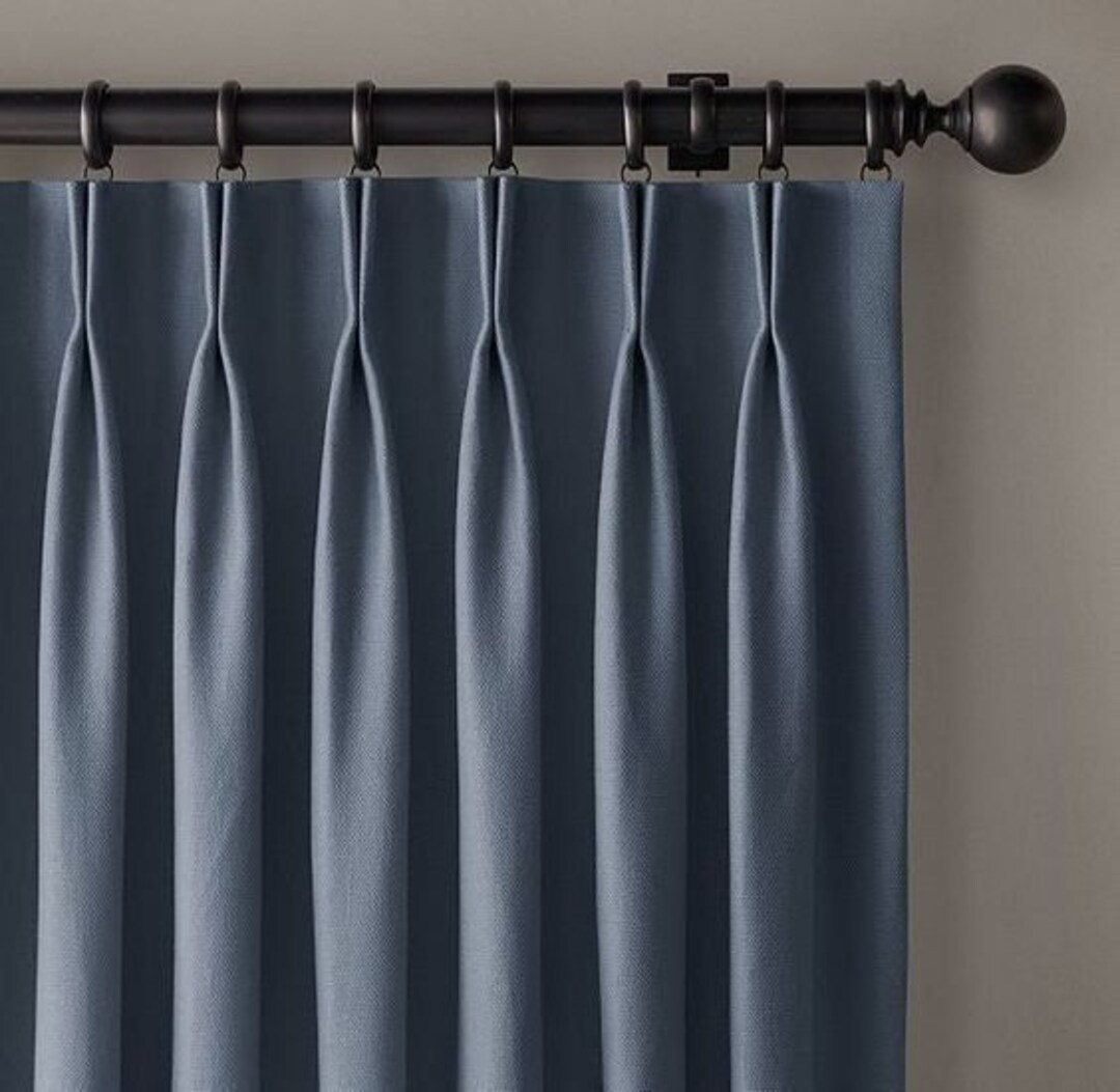 pleated-curtains-faux-linen-curtains-double-pinch-pleated-etsy