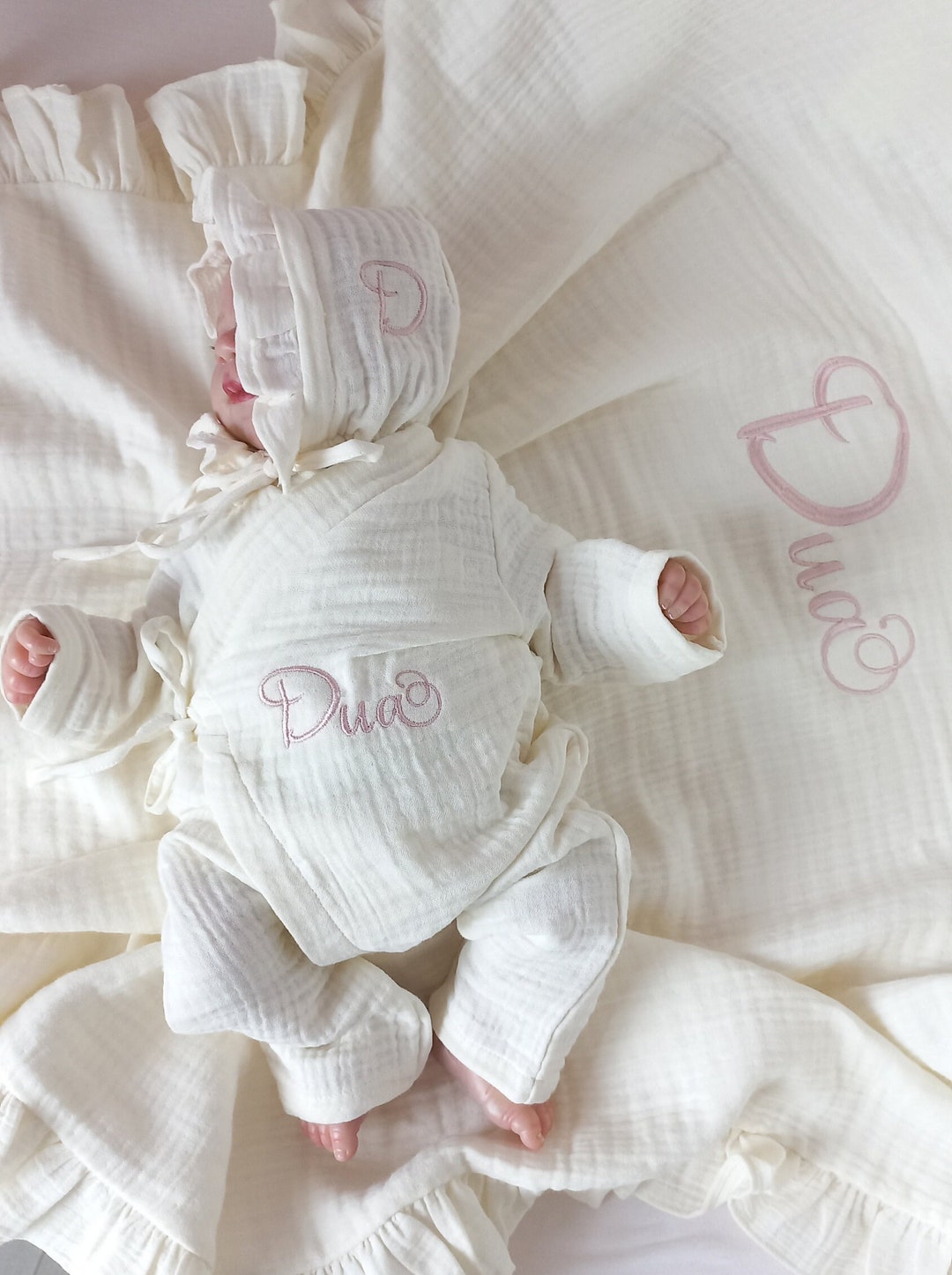 Personalized Baby Muslin Clothes, Muslin Baby Overalls, GOST Certified ...