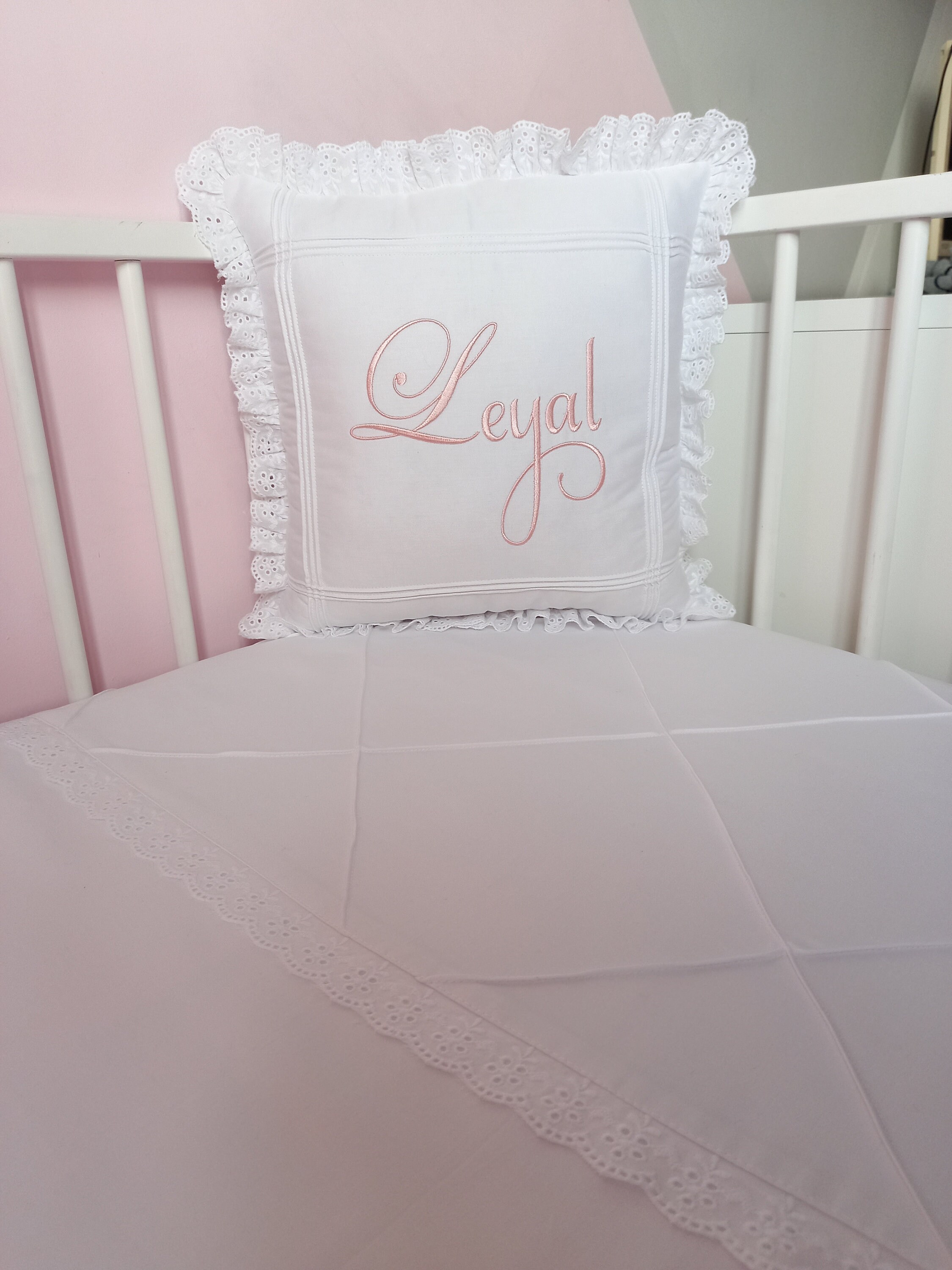 Personalized Baby Duvet Cover Set, 100% Cotton Satin,free Shipping,crib ...