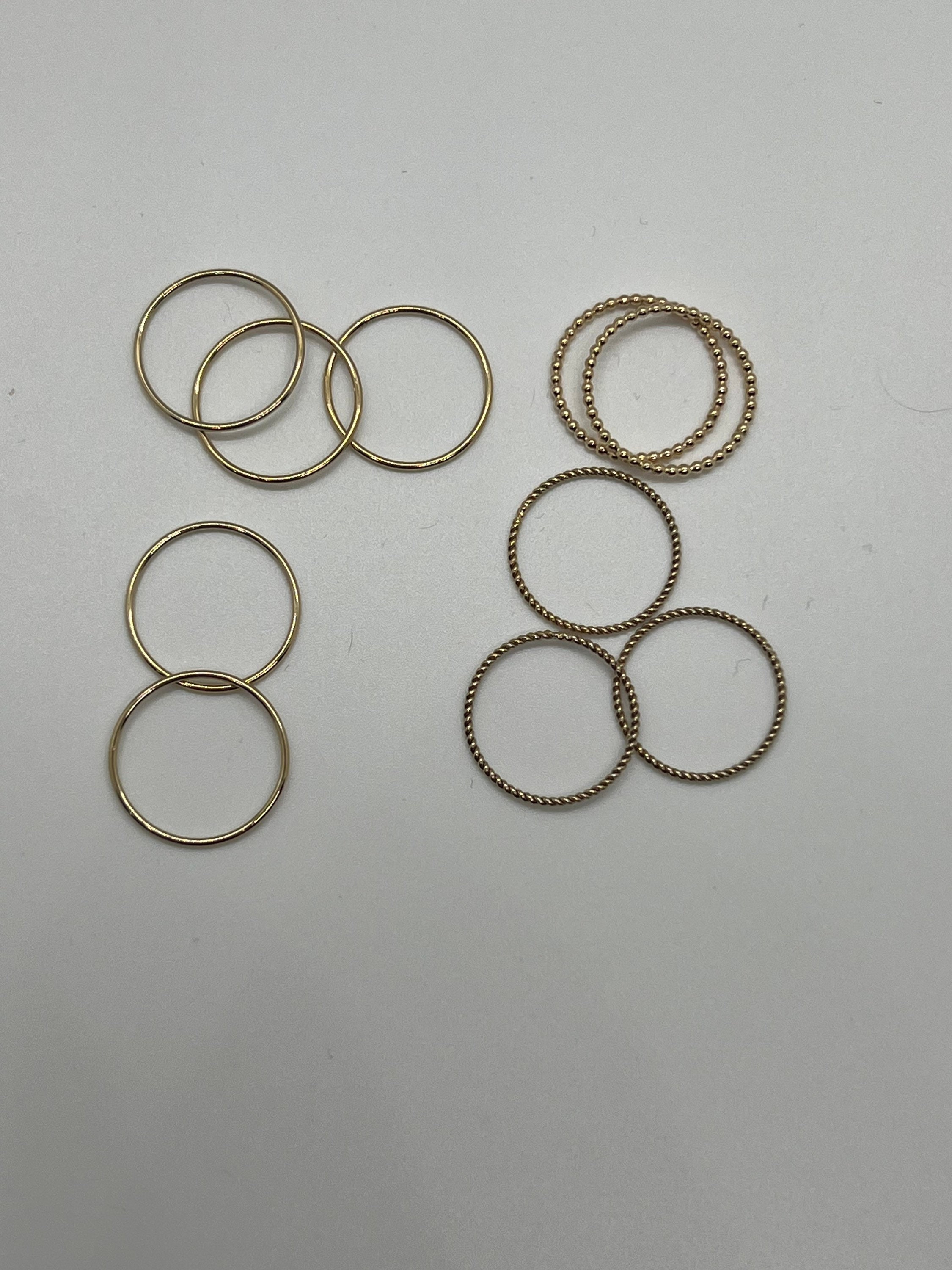 Simple Stacking 14k Gold Filled Wire Ring - Etsy