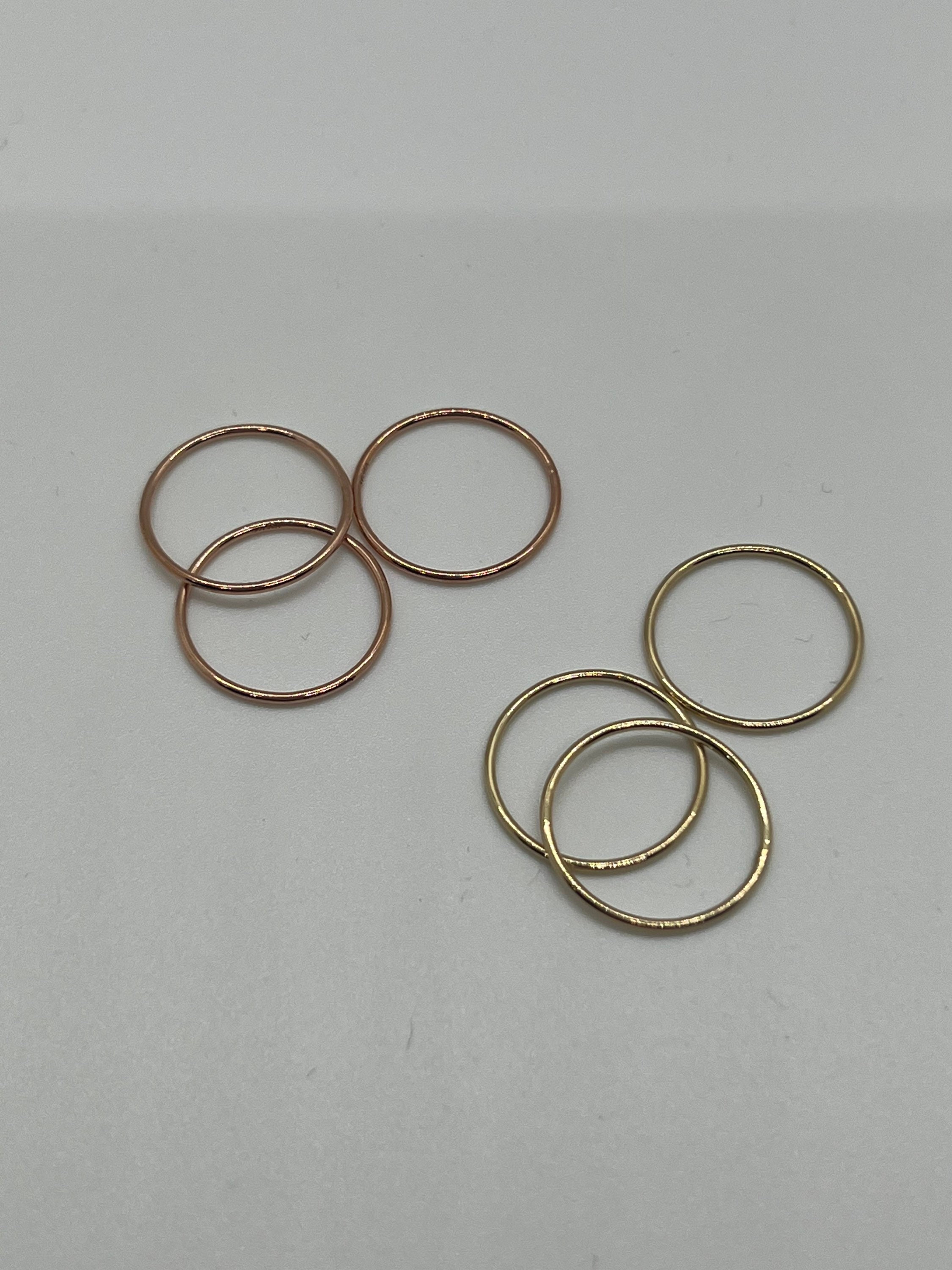 Simple Stacking 14k Gold Filled Wire Ring - Etsy