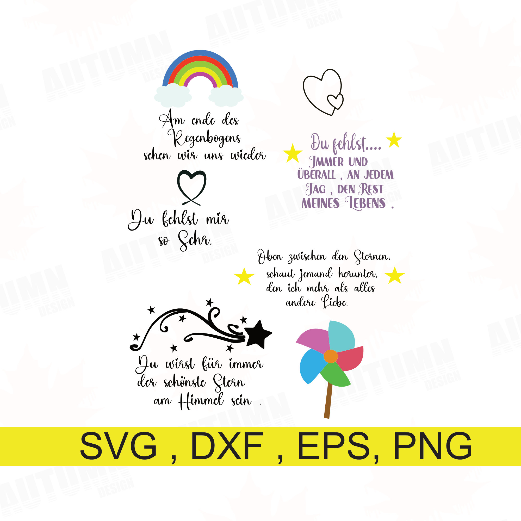 Plotterdatei Trauersprüche , Plotterdatei Sternchen , SVG Trauer , SVG Sprüche , Plotterdatei ...